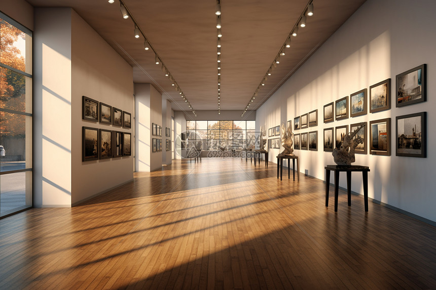 艺术品展览馆高清图片下载-正版图片600190367-摄图网