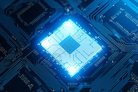 发光的cpu处理器图片素材-正版创意图片600191685-摄图网