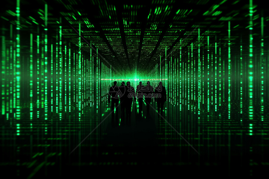 计算机编程解码图片素材-正版创意图片600191782-摄图网