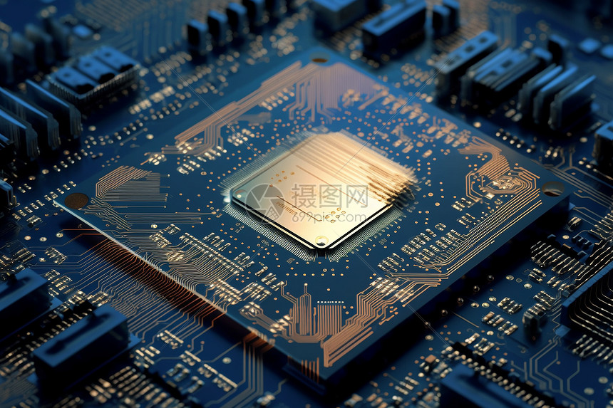 cpu中央处理器图片素材-正版创意图片600195075-摄图网