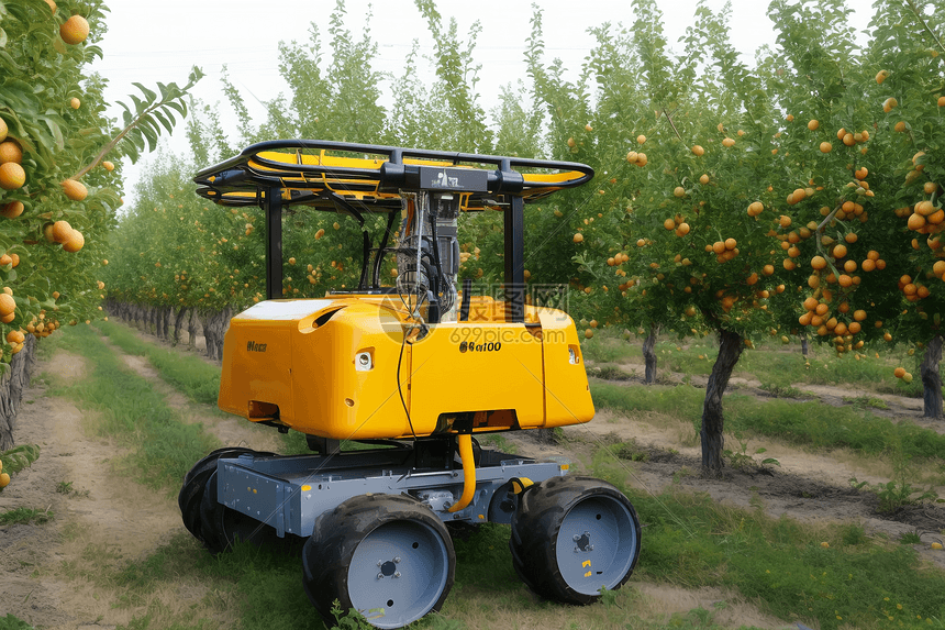 机器人采摘水果提高效率高清图片下载-正版图片600195420-摄图网