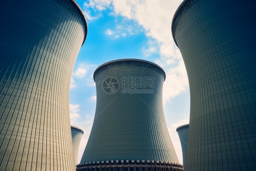 大型工业烟囱高清图片下载-正版图片600196135-摄图网
