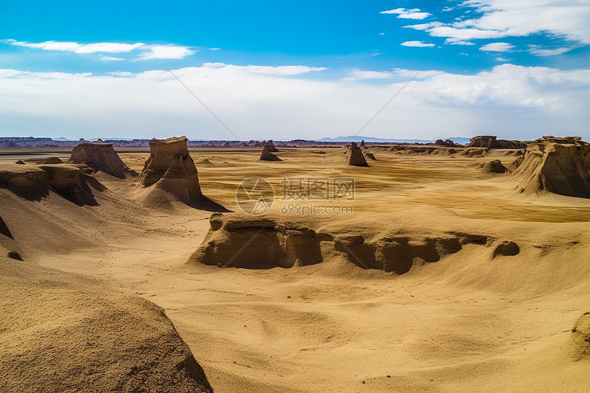 大西北戈壁滩高清图片下载-正版图片600197919-摄图网