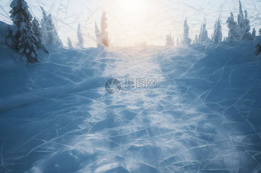 冰雪世界高清图片下载-正版图片600198140-摄图网