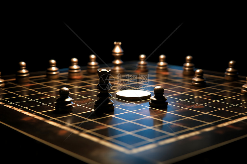 象棋棋盘上的棋子高清图片下载-正版图片600199003-摄图网