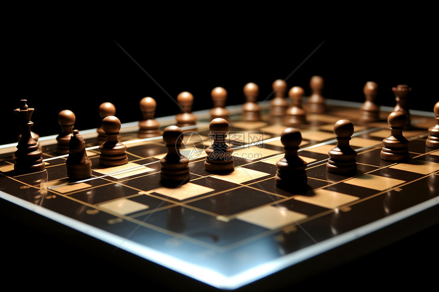 象棋棋盘的特写镜头高清图片下载-正版图片600199004-摄图网