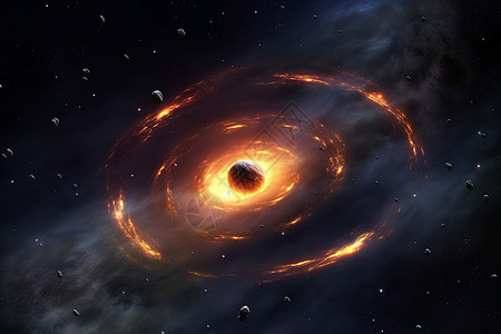 宇宙星球爆炸光波展示高清图片下载-正版图片600203193-摄图网