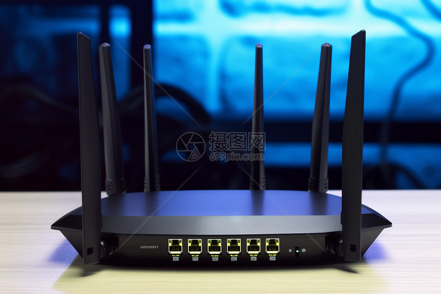 宽带路由器高清图片下载-正版图片600206524-摄图网
