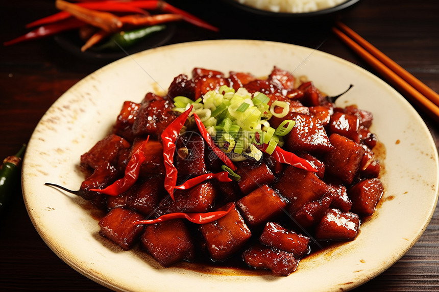 美味的红烧肉高清图片下载-正版图片600208740-摄图网