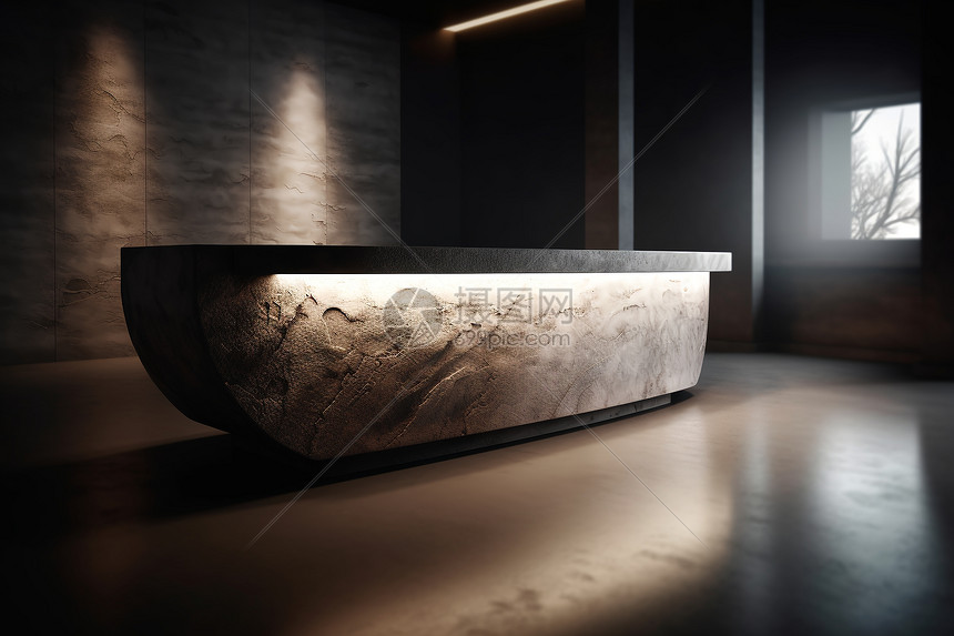 粘土纹理的接待台高清图片下载-正版图片600213144-摄图网