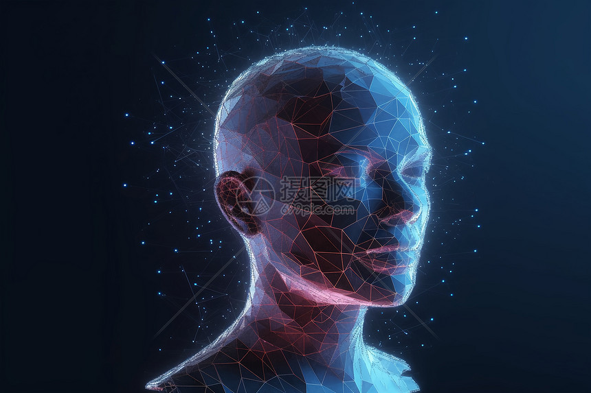 合成科技感人脸图片素材-正版创意图片600217049-摄图网