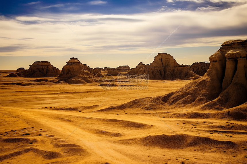 荒野戈壁滩高清图片下载-正版图片600219234-摄图网