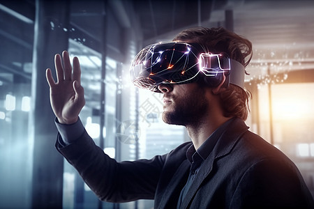 女人体验VR技术图片素材-正版创意图片600222292-摄图网