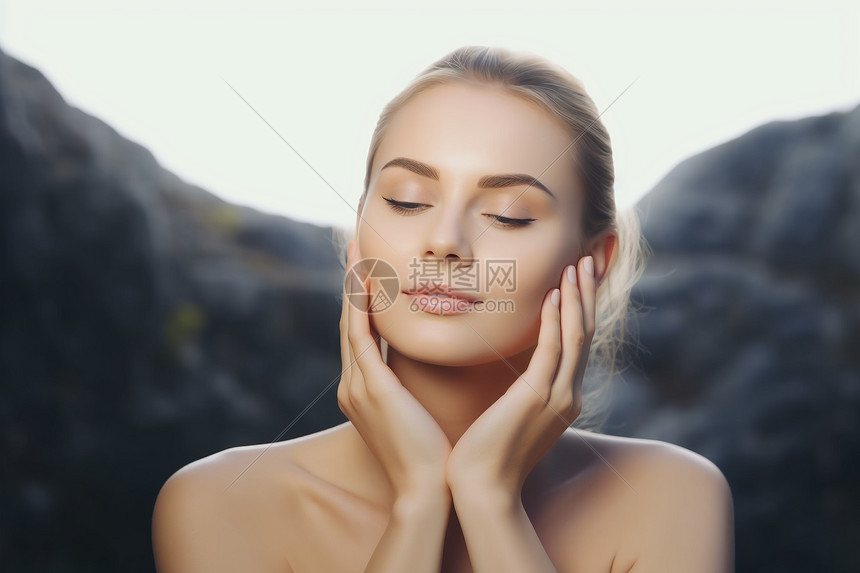 女人光滑的皮肤高清图片下载 正版图片600224188 摄图网