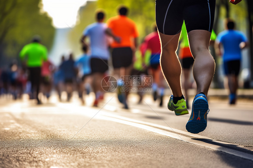 一群跑步的运动者高清图片下载-正版图片600226608-摄图网