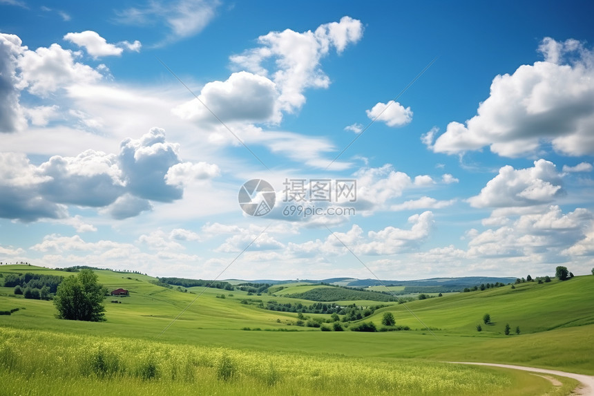 蓝天白云美景高清图片下载-正版图片600233214-摄图网