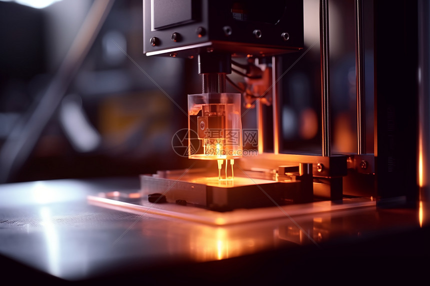 工作的3D打印机图片素材-正版创意图片600233278-摄图网