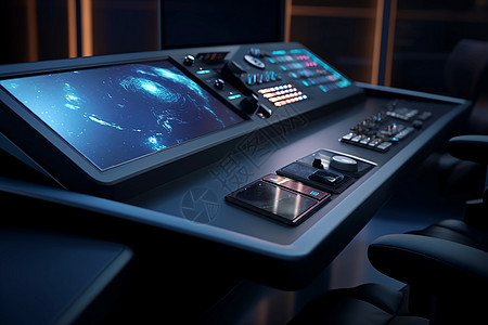 控制室的仪器和屏幕高清图片下载-正版图片600233975-摄图网