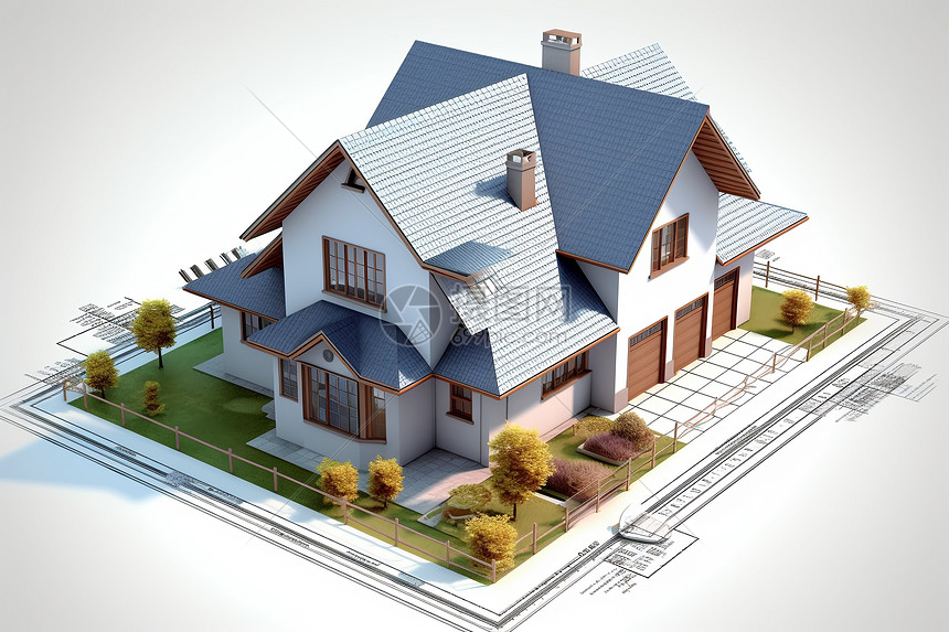 三维模型建筑图片素材-正版创意图片600238085-摄图网