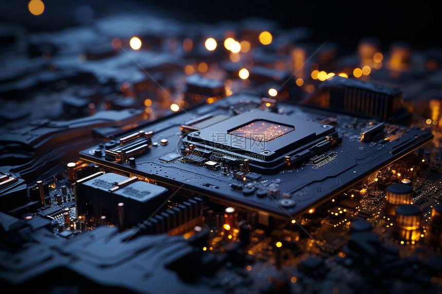 CPU的电子元件图片素材-正版创意图片600238626-摄图网