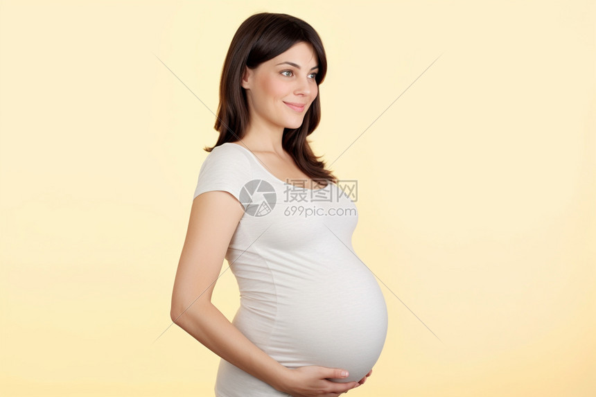 幸福的孕妇高清图片下载-正版图片600239730-摄图网