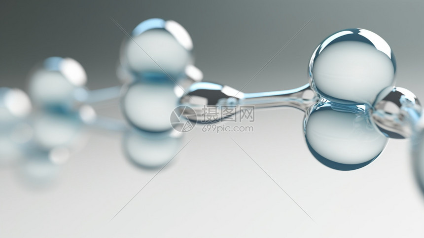 氢分子模型图片素材-正版创意图片600240155-摄图网