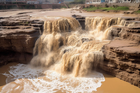 黄河壶口瀑布高清图片下载-正版图片600243012-摄图网