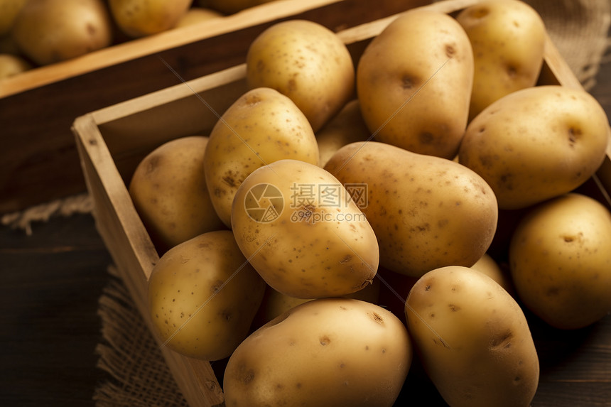 新鲜的土豆高清图片下载-正版图片600244126-摄图网
