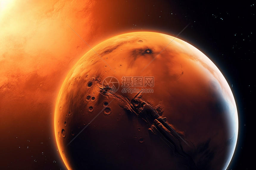 火星纹理特写图片素材-正版创意图片600244416-摄图网