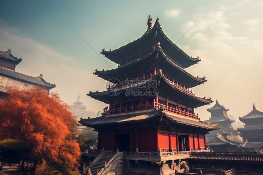 历史古代建筑高清图片下载 正版图片600252421 摄图网