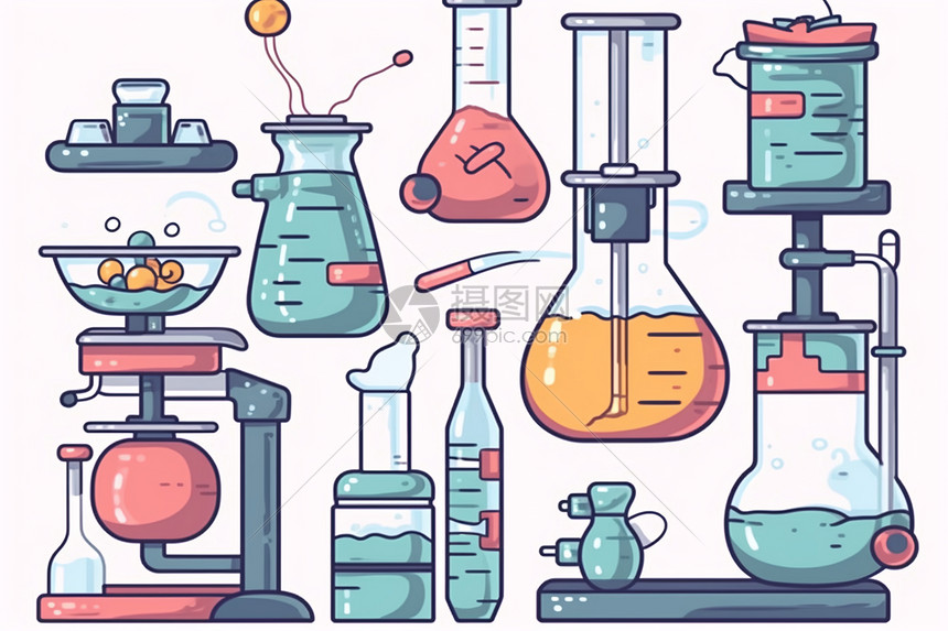 实验室设备矢量图插画图片下载-正版图片600253370-摄图网
