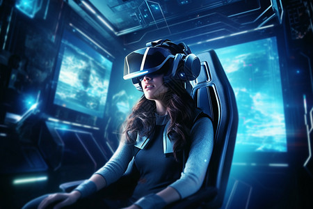 迷人的VR技术图片素材-正版创意图片600262834-摄图网