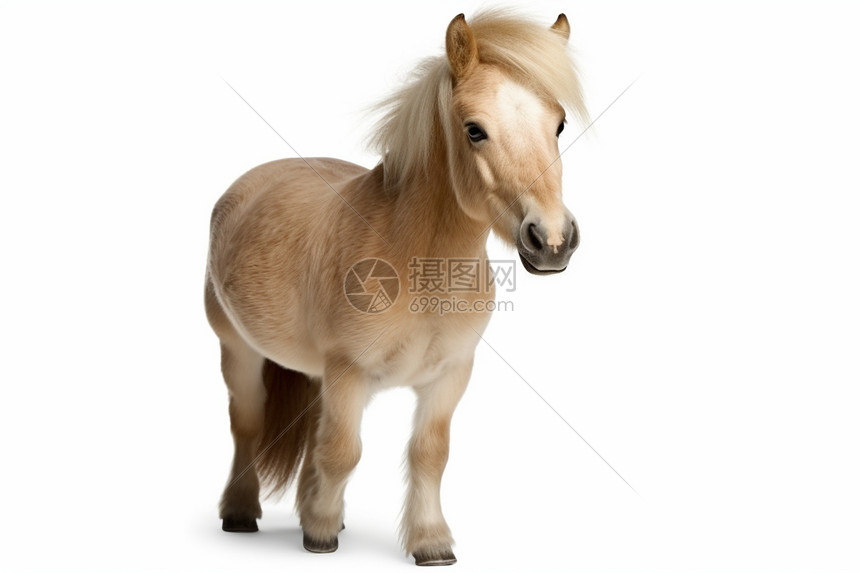 一匹短腿小马高清图片下载-正版图片600266906-摄图网