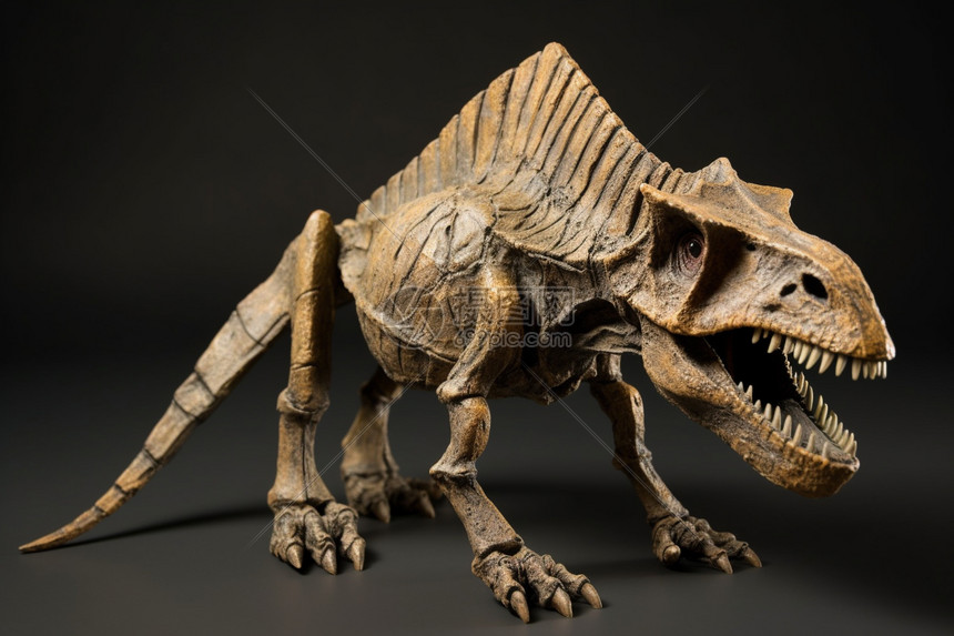 三角形恐龙化石图片素材-正版创意图片600269606-摄图网