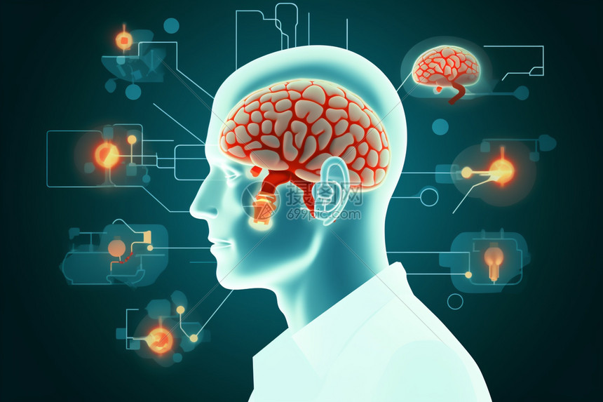 脑部神经元解剖图片素材-正版创意图片600271418-摄图网