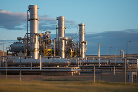 天然气加工的工厂高清图片下载-正版图片600271866-摄图网