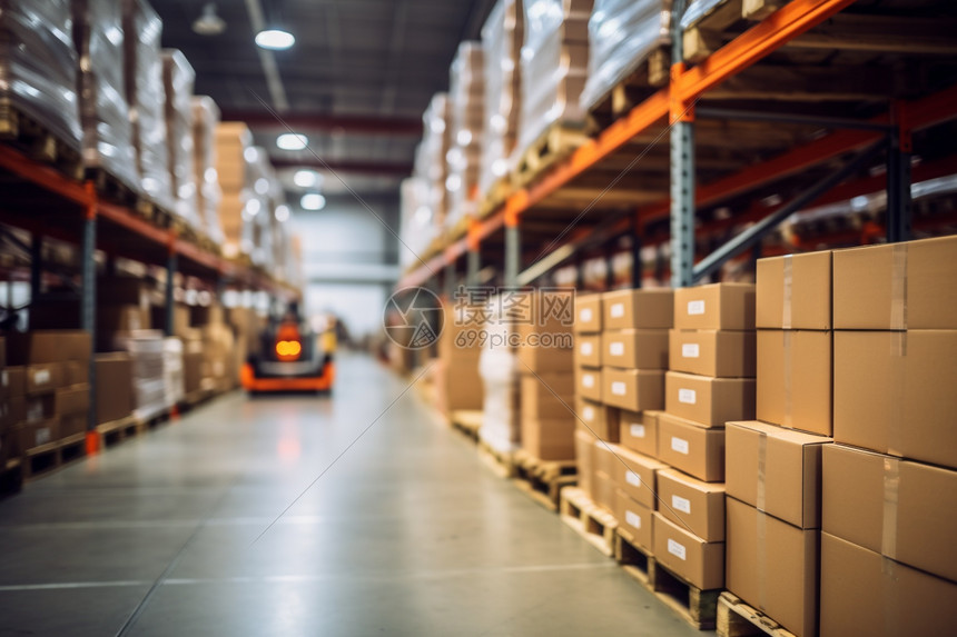 货架上的纸箱高清图片下载-正版图片600272289-摄图网