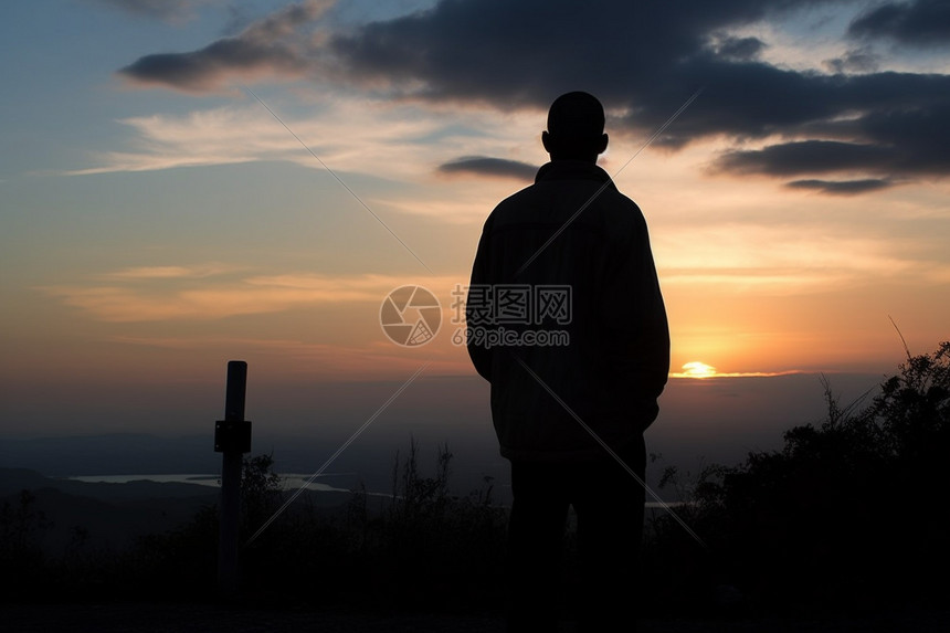 人物剪影图片素材-正版创意图片600273744-摄图网