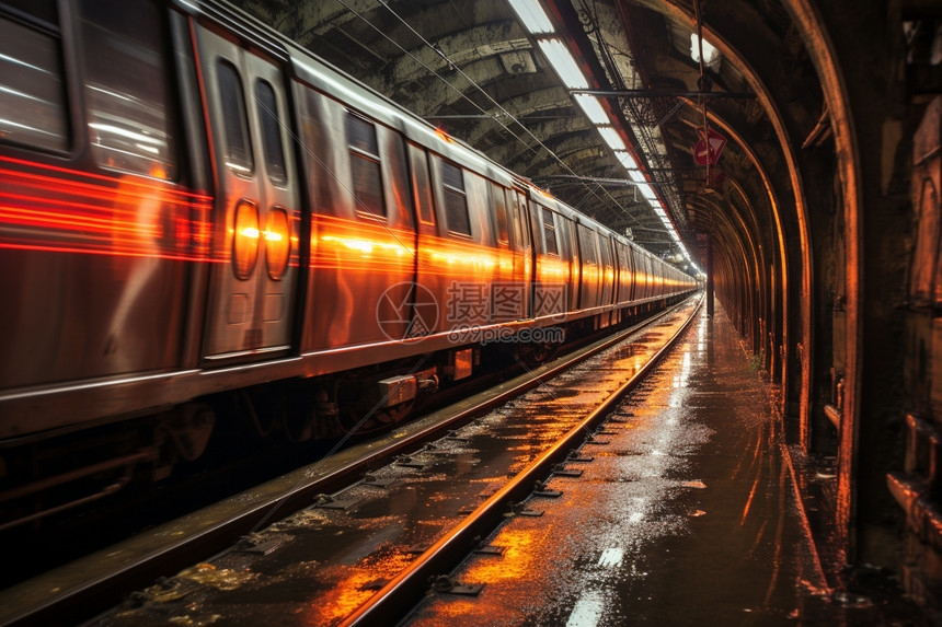 飞奔的地铁高清图片下载-正版图片600276687-摄图网
