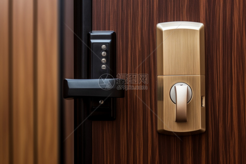 现代家居密码锁高清图片下载-正版图片600278400-摄图网