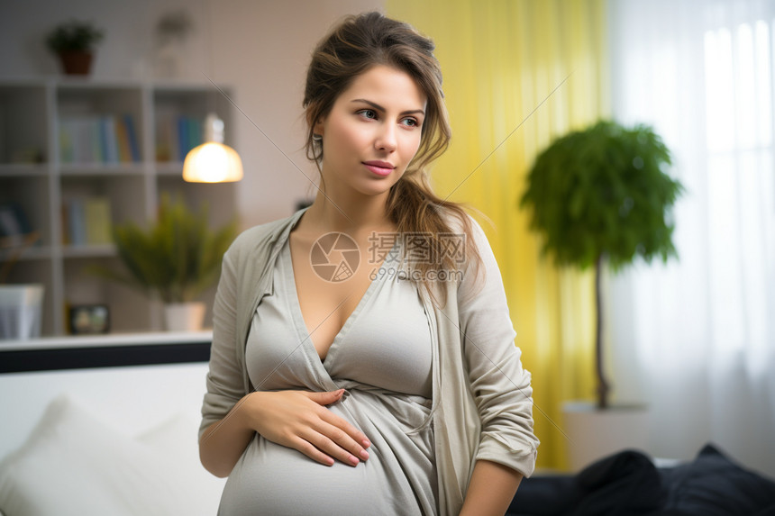 怀孕的女人高清图片下载 正版图片600287886 摄图网