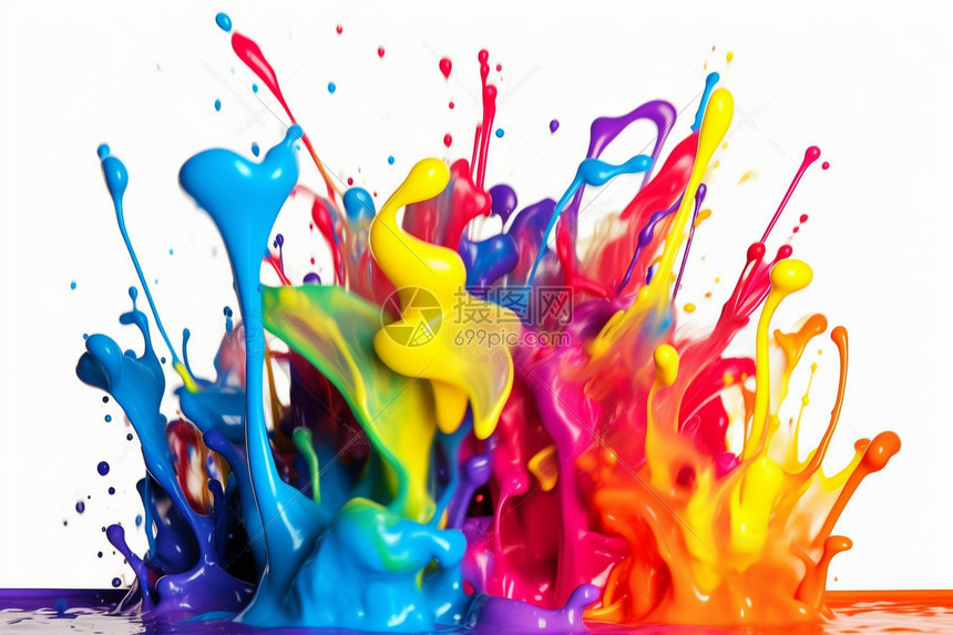 彩色油漆高清图片下载-正版图片600289117-摄图网