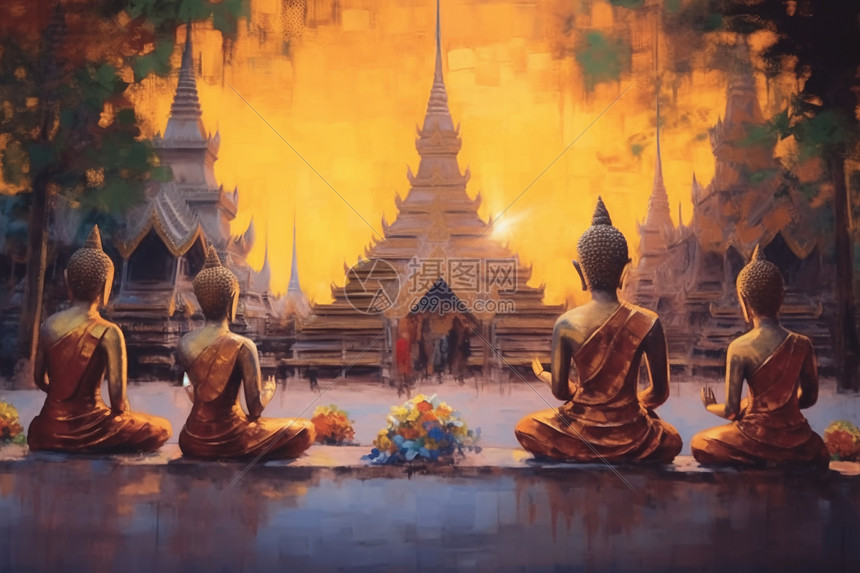 泰国文化插画图片下载-正版图片600289788-摄图网