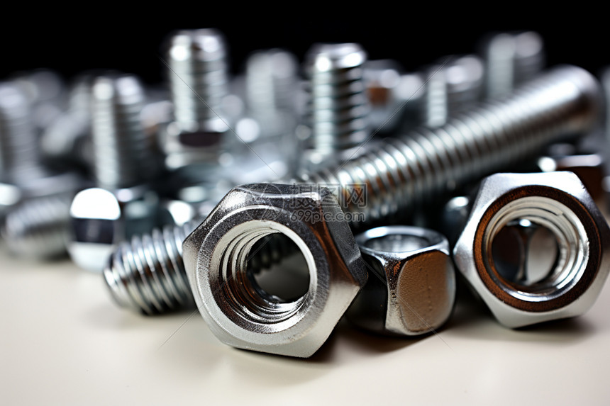 银色质地的螺丝钉高清图片下载-正版图片600290258-摄图网