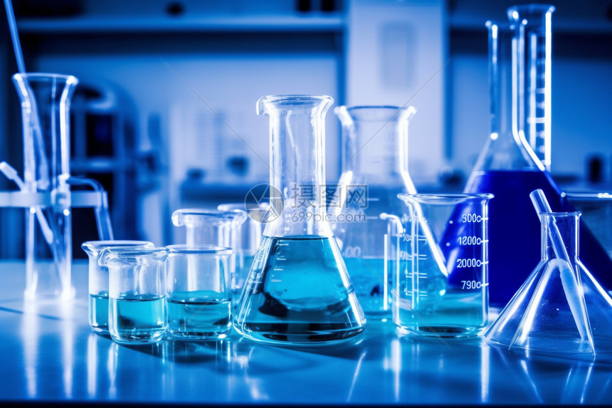 实验室的玻璃器皿高清图片下载-正版图片600296310-摄图网