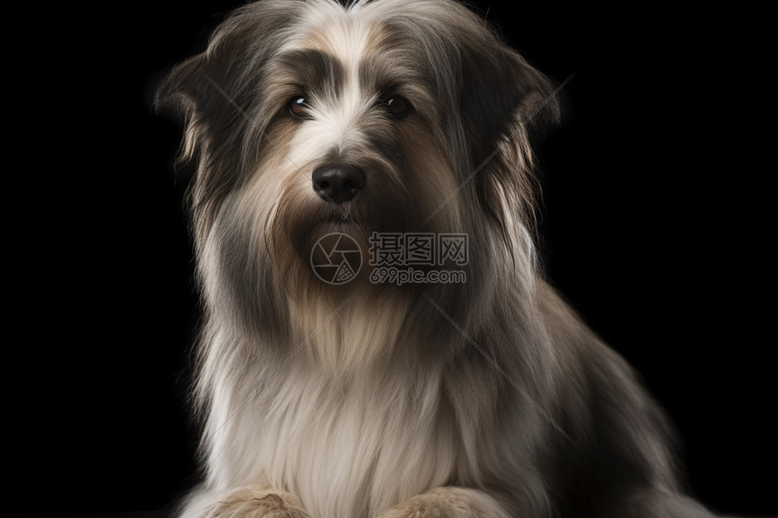长毛小狗狗高清图片下载-正版图片600298950-摄图网