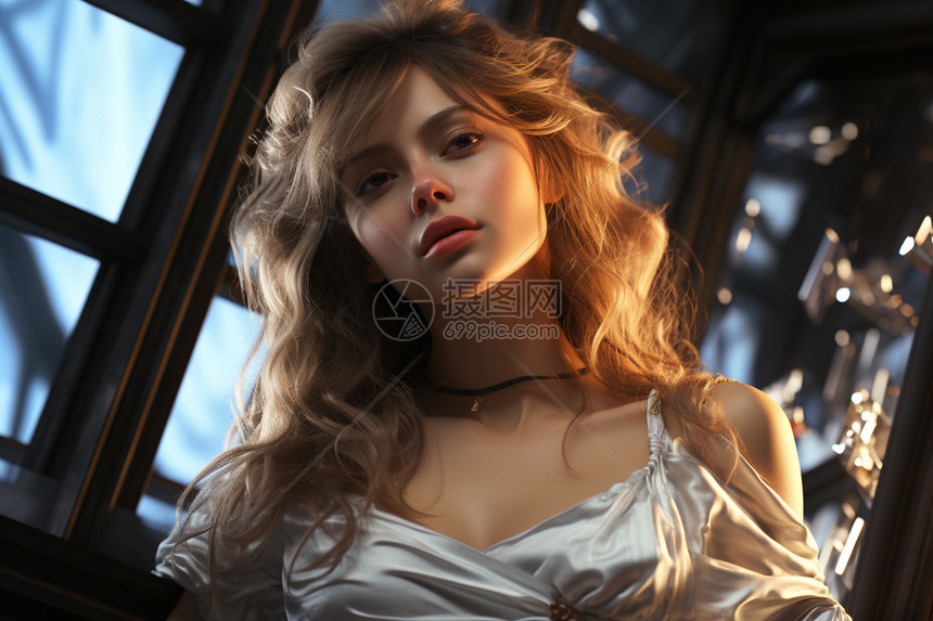 飒爽的宫廷少女高清图片下载-正版图片600305951-摄图网