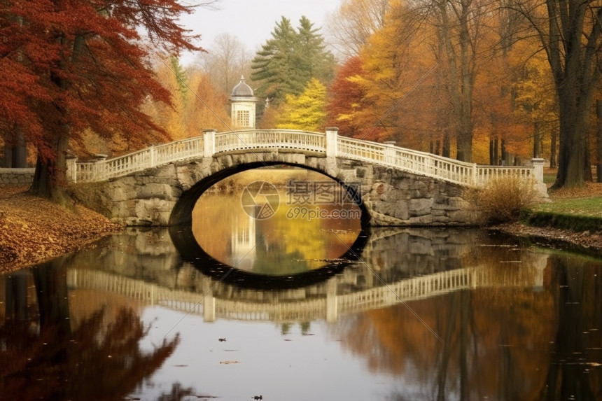 河水上的拱桥高清图片下载-正版图片600308444-摄图网