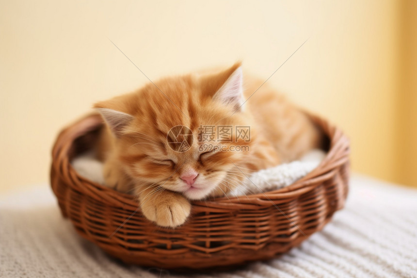 睡着的猫咪高清图片下载-正版图片600309465-摄图网