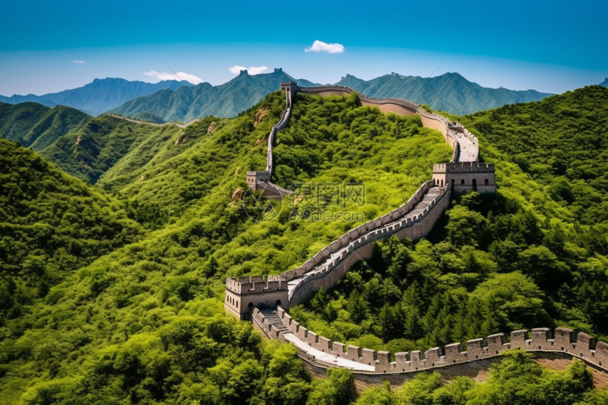 伟大的长城高清图片下载-正版图片600309773-摄图网